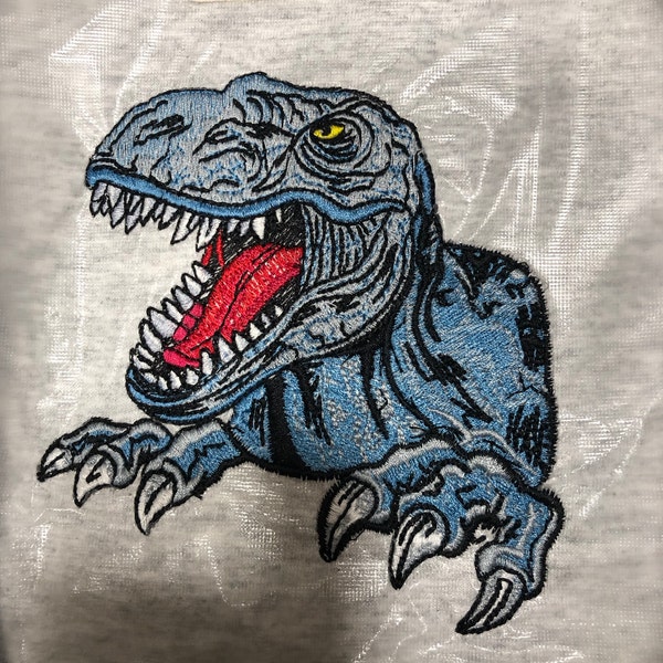 T-rex Dino Embroidery Designs | 4 Sizes | Dinosaur T-rex Machine ...