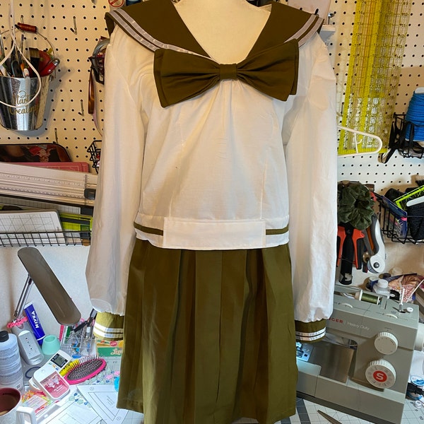 Japanese School Uniform Sewing Pattern Bundle | Womens XS-4XL Seifuku Sailor Collar Uniform PDF ...