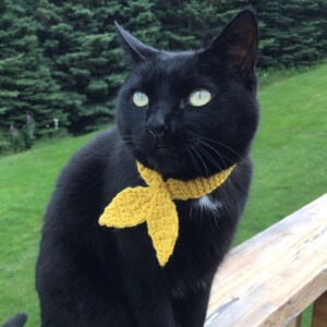 Scarf for Cat, Cat Scarf, Kitten Accessories, Crochet Feline Scarf ...