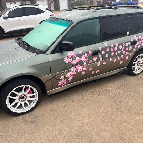 Cheery Blossom Sakura Car Livery Large Vinyl Die Cut Decal Sticker ...