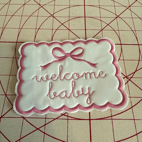 Satin Bow Embroidery, Machine Embroidery Design, Satin Stitch Bow, Long ...