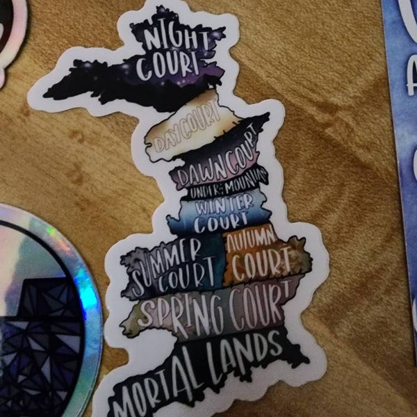 ACOTAR Sticker SJM ACOTAR Book Stack Sticker - Etsy