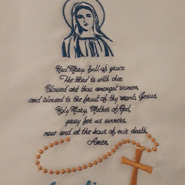 VIRGIN MARY - Machine Embroidery Design - Instant Download - Etsy