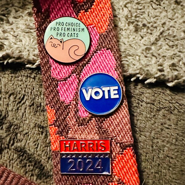 Vote Enamel Pin - Etsy