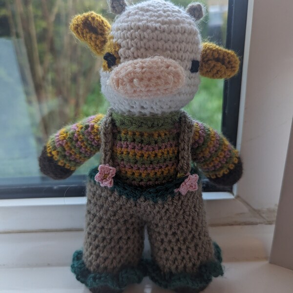 Sunflower Cow ~ Crochet Pattern - Etsy