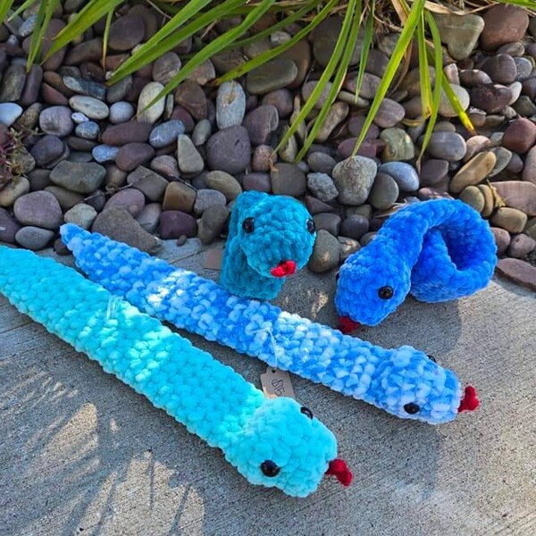 Slap Bracelet Snake Crochet PDF Pattern | Amigurumi Snake | Market Make ...