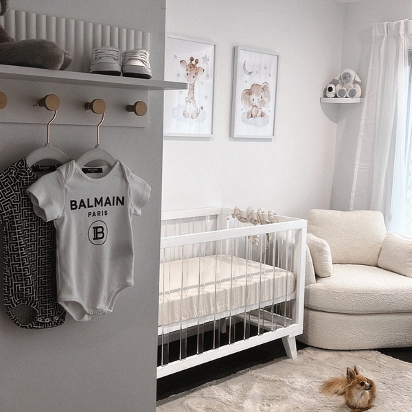 Gender Neutral Animal Nursery Prints, Elephant Lion Giraffe Safari ...