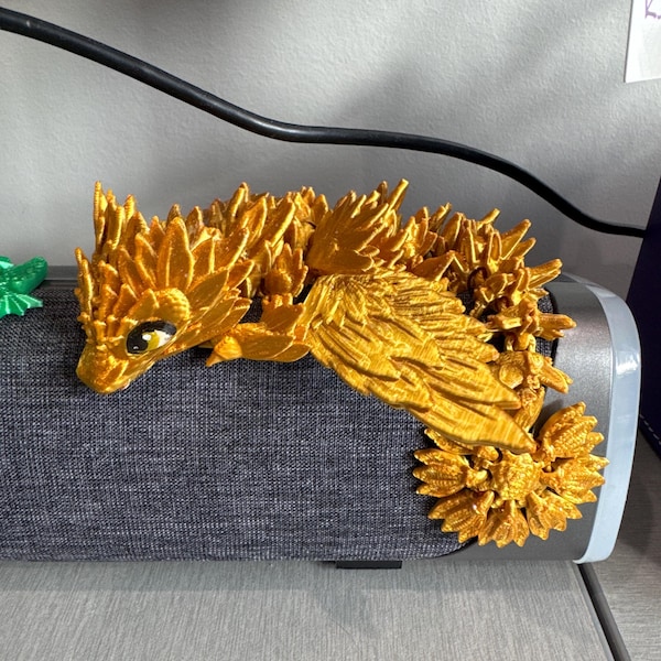 Fourth Wing Dragon Figurine – Feathertail Andarna 3D Printed Fantasy ...