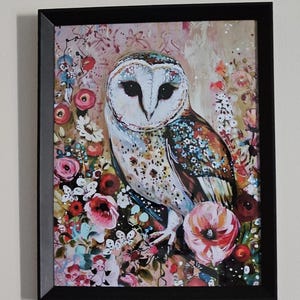 Whimsical Red Bird Print , Whimsical Bird Art, Contemporary Bird Art ...