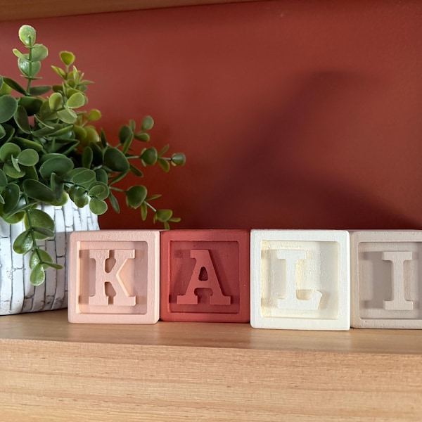 Personalized Baby Blocks, Alphabet Blocks, Baby Name Sign, Learning ...