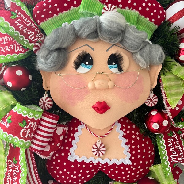 Santa and Mrs Clause-dark Pink - Etsy