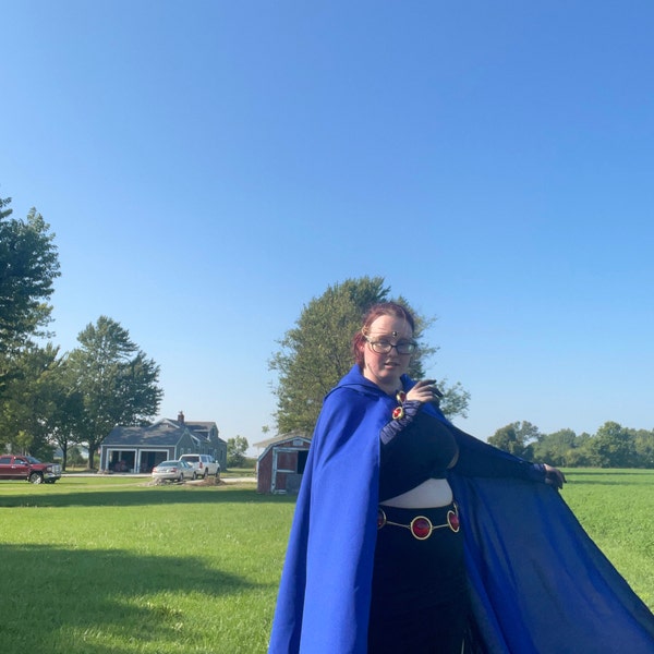 Raven Cosplay Cape (teen Titans Raven) COLOURS Custom Individual High ...