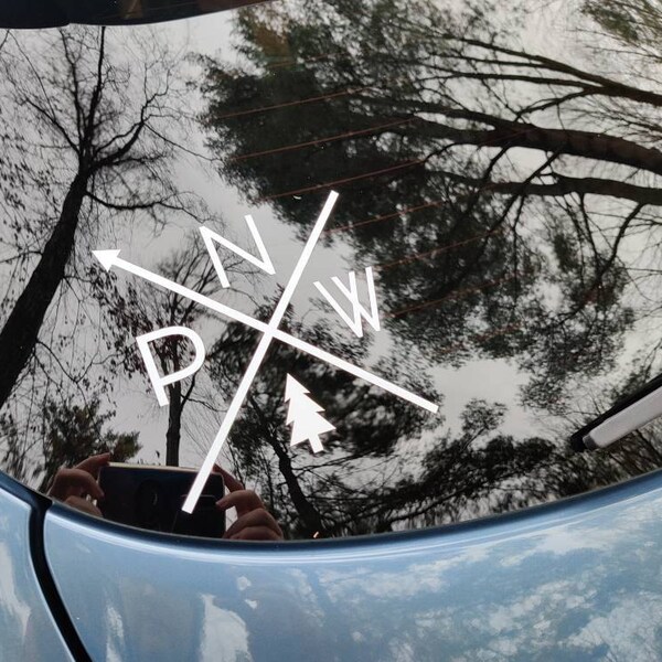 Pacific Northwest Pride Compass Vinyl Decal for Cars, Trucks & Outdoor ...