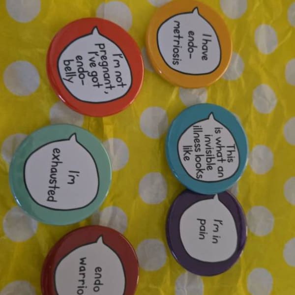 Introvert Kit Set of 6 Pin Badge Buttons - Etsy