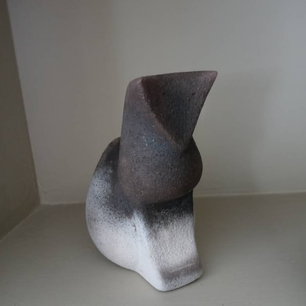 Ceramic Sculpture of a Cat,christmas Present, Original Gift, Collection ...