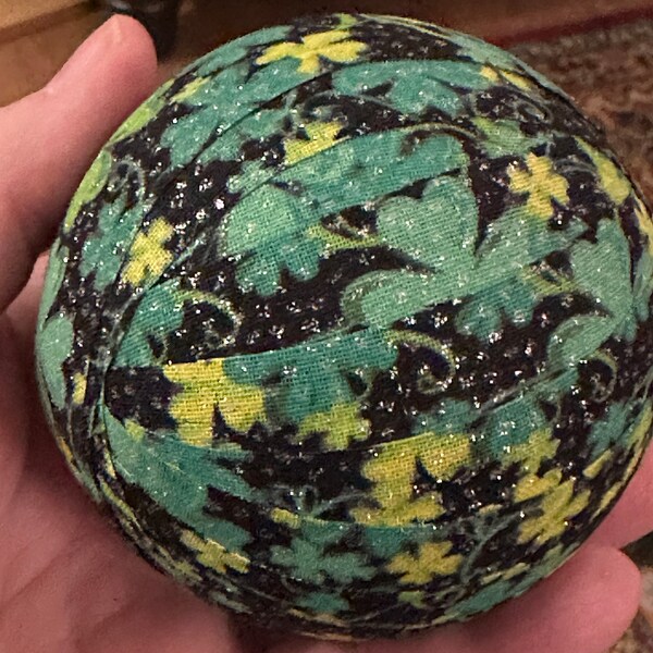 Rag Ball Bowl Fillers, Ladybug Fabric Bowl Fillers, Green Rag Balls ...