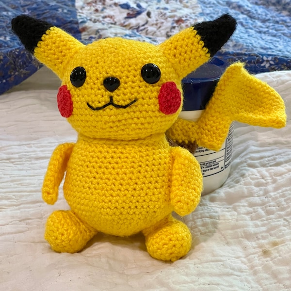 Crochet PDF Pattern - Super Easy Tutorial Cute Pikachu Amigurumi ...