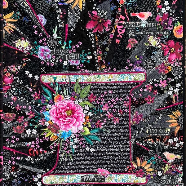 Laura Heine ~ COLLAGE QUILT PATTERN ~ Teeny Tiny 16x20 Quilts to Make ...