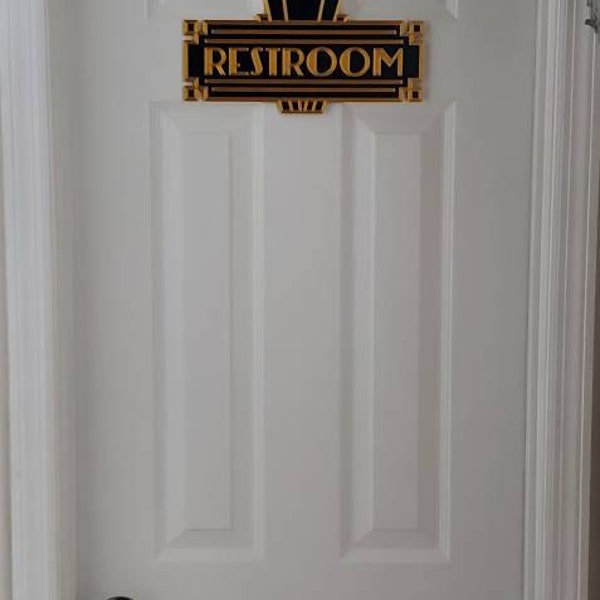 Custom Art Deco Sign Decor Home Art Deco 3D Printed Decoration Interior ...