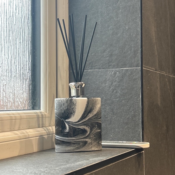 Luxury Reed Diffuser Mouth Blown Glass Sphere White Purple Pink Blue ...