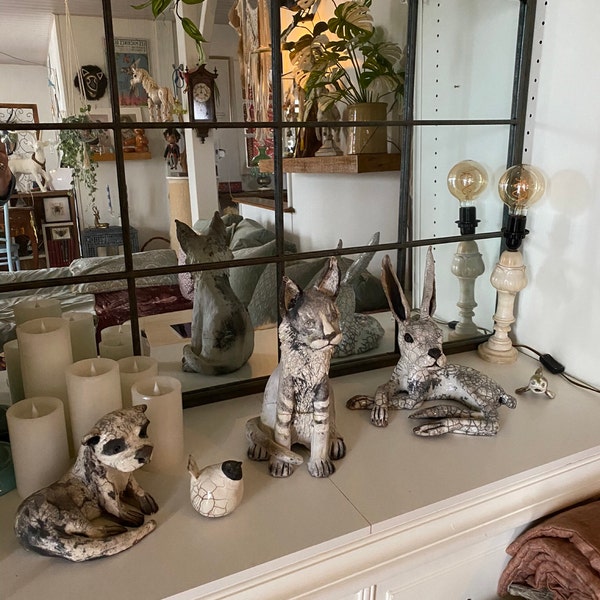 Céramic Raku the Tiger - Etsy