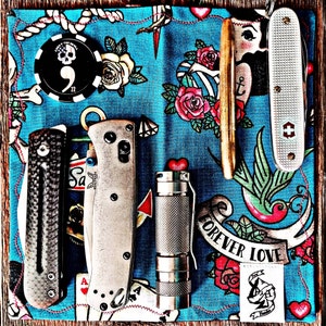 Traditional Old School Tattoo Theme Microfiber EDC Hank by Ace of Hanks ...