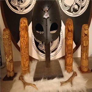 Slavic Gods and Spirit SVITOVIT STRIBOG and DOMOVOY. Wooden - Etsy