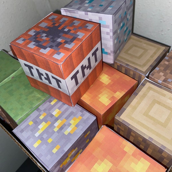 Mine Style Digital Paper-pack of 22 Different Textures Suitable for ...