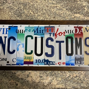 Happy Campers Custom License Plate Sign RV Life Camping Sign - Etsy
