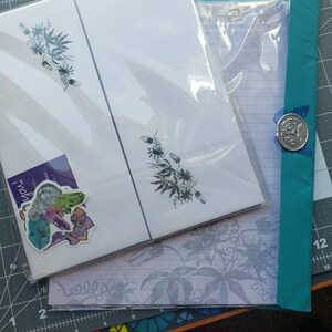 Wolf Forest Writing Paper Set Wolf Stationery Paper Letter Paper Forest ...