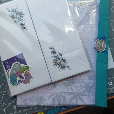 Wolf Forest Writing Paper Set Wolf Stationery Paper Letter Paper Forest ...