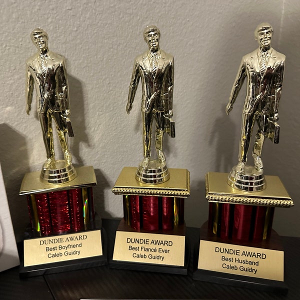 BUSHIEST BEAVER Dundie Award Trophy the Office TV Show Michael Scott ...