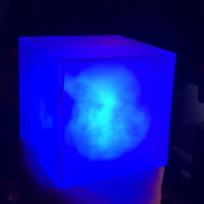 Tesseract Space Infinity Stone Container Rechargeable, Remote ...