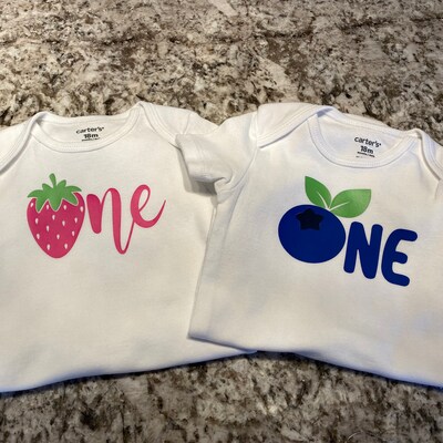 Strawberry One Birthday Svg Strawberry One Svg 1st Birthday Cake Topper ...