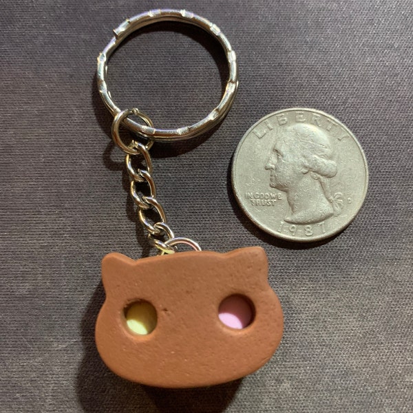 Cookie, Keychain, Cat, Keyring, Charm, Strawberry, Vanilla, Chocolate ...