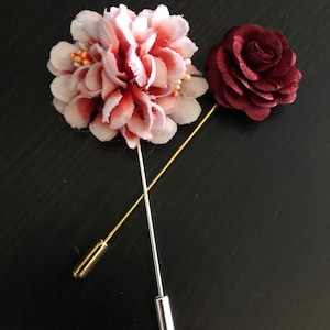 Everyday Elegant Lapel Pin Many Colors Available Carnation | Etsy