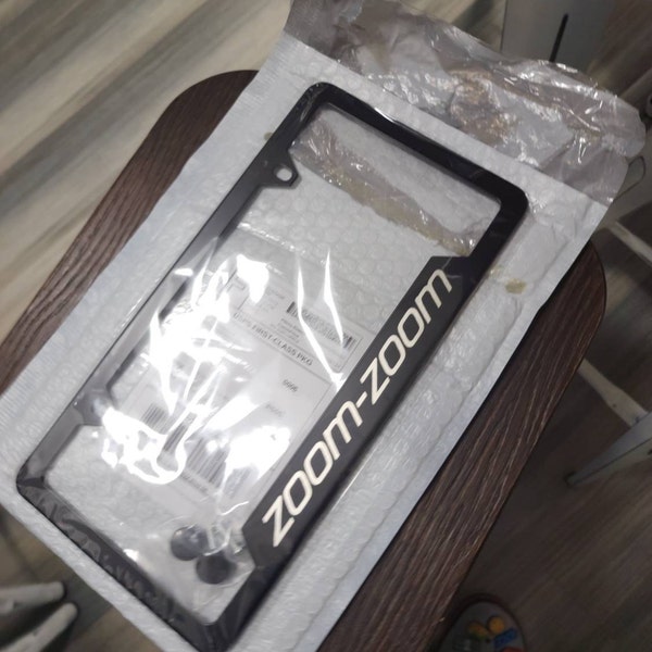 Personalize License Plate Frame Laser Engraved on High Quality ...