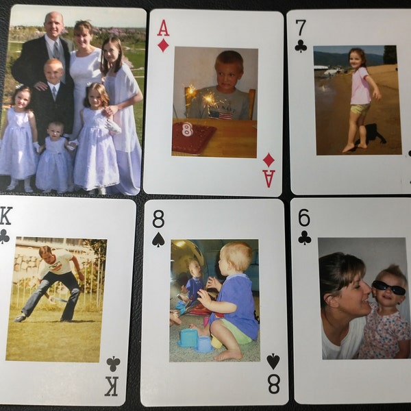 Custom Personalized Playing Cards With Printed Tuck Box (read ...