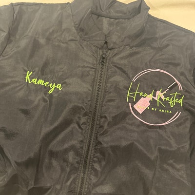 Salon/ Barber Jacket With Custom Name Or/ Logo Embroidery Salon Stylist ...