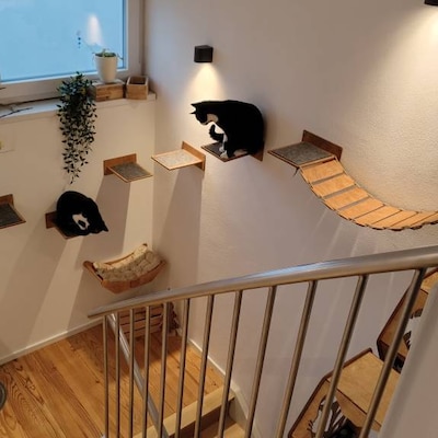 Сat Steps, Cat Wall Furniture, Pet Steps, Wooden Shelves for Cat ...