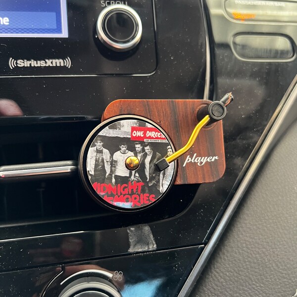 Custom Rock Bands Album Cover Car Air Freshener, Car Vent Clip Perfume ...