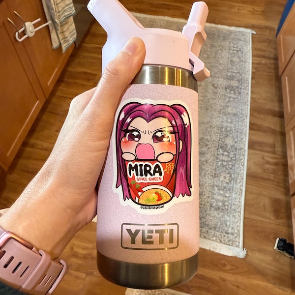 KPOP Idol MIRA in Ramen Cup Sticker | KDH Sticker | Funny Kawaii Cute ...