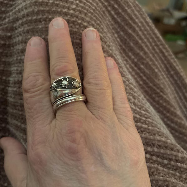 Spoon Rings, Various Patterns and Sizes - Etsy