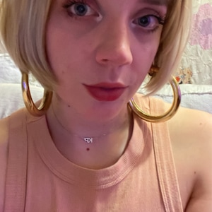 Flor Brass Septum Piercing Fine Lines Nose Piercing - Etsy