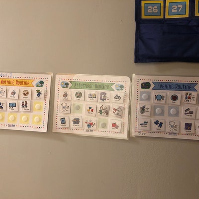 Daily Visual Schedule 120 Routine and Activity Cards, Includes Charts ...