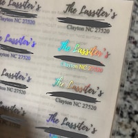 Return Address Label, Return Mailing Label, Custom Address Sticker ...