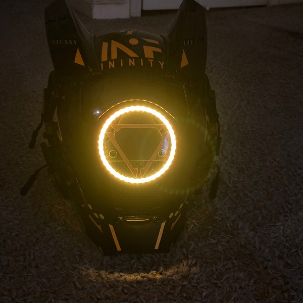 Cyberpunk Eye Mask Cyber Goggles Mask Samurai Goggles Tactical Goggles ...