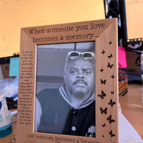Personalized Memorial Frame | When Someone You Love Becomes a Memory ...