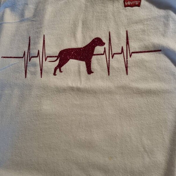 Plotterdatei "Herzschlag-Hund" - Etsy.de