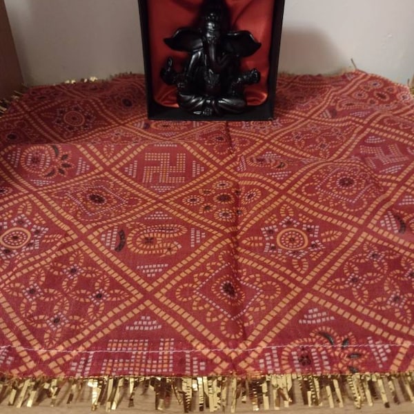 Handmade Hindu Puja Cloth, Diwali, Navratri Pooja Kapda - Etsy